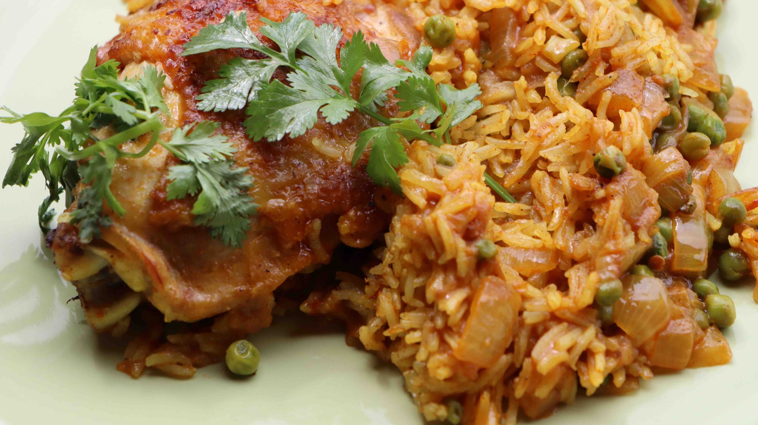 Chicken thighs in clay pot with Indian spices - thefarmingchefs
